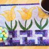 Dancing Tulips Mug Rug - ANPTmag