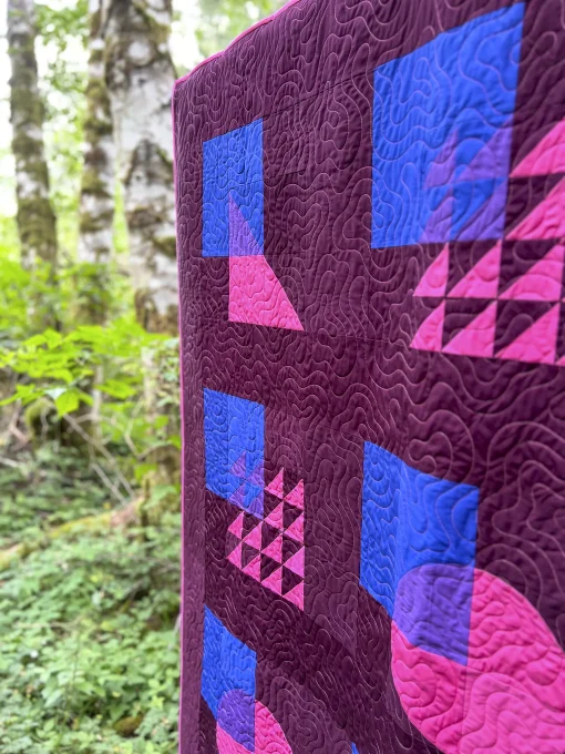 Shape Shifter Modern Drunkard’s Path Quilt